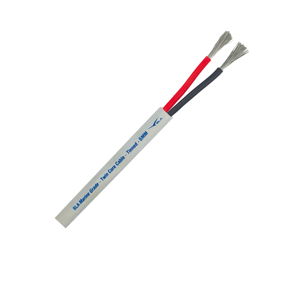 Marine Wire 10 Meters 6mm Marine Grade Tinned 2-Core Twin Sheath Cable ...