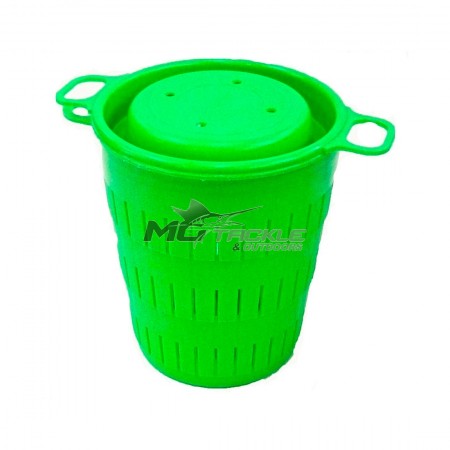 Seahorse Screw Top Berley Pot Small - Green | MoTackle & Outdoors