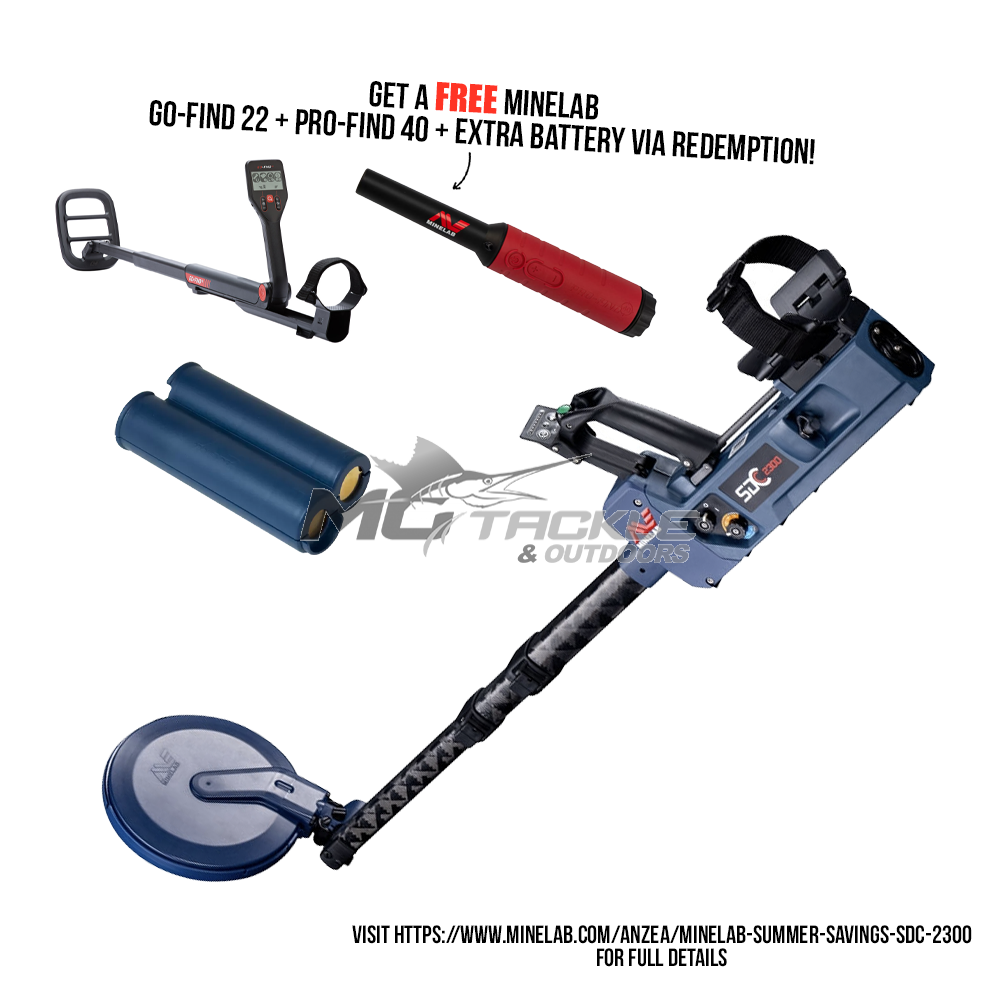 Minelab SDC 2300 Universal Lithium Ion Metal Detector | MoTackle & Outdoors