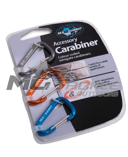 Sea To Summit Accessory Carabiner 3 Pack | MoTackle & Outdoors
