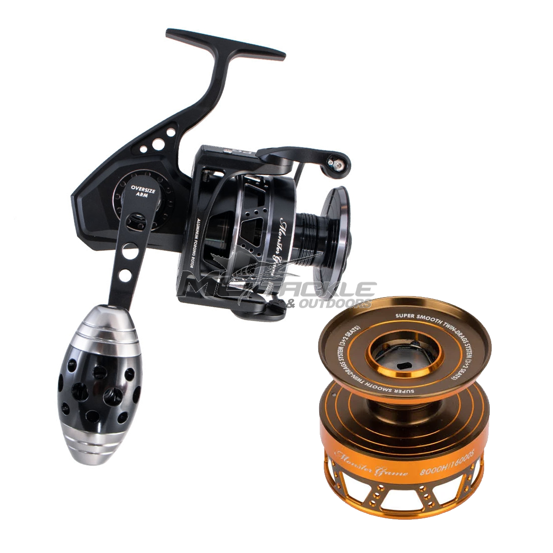 Jigging Master Monster Game Spin Reel w/ Extra Monster Spool | MoTackle ...