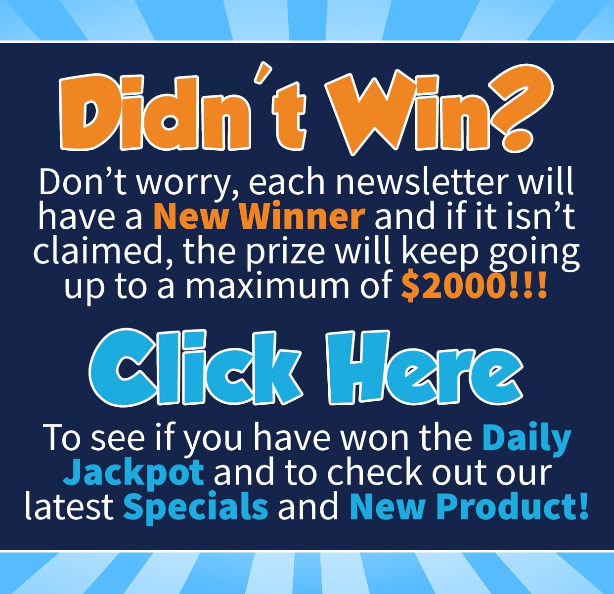 Newsletter Gift Voucher Giveaway