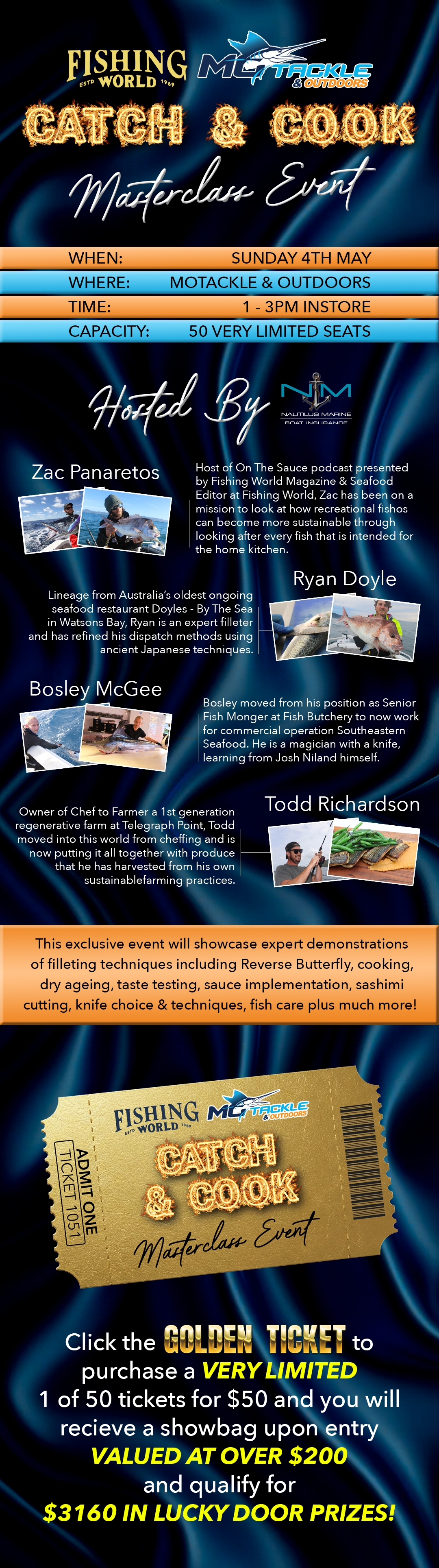 Catch & Cook Masterclass Event